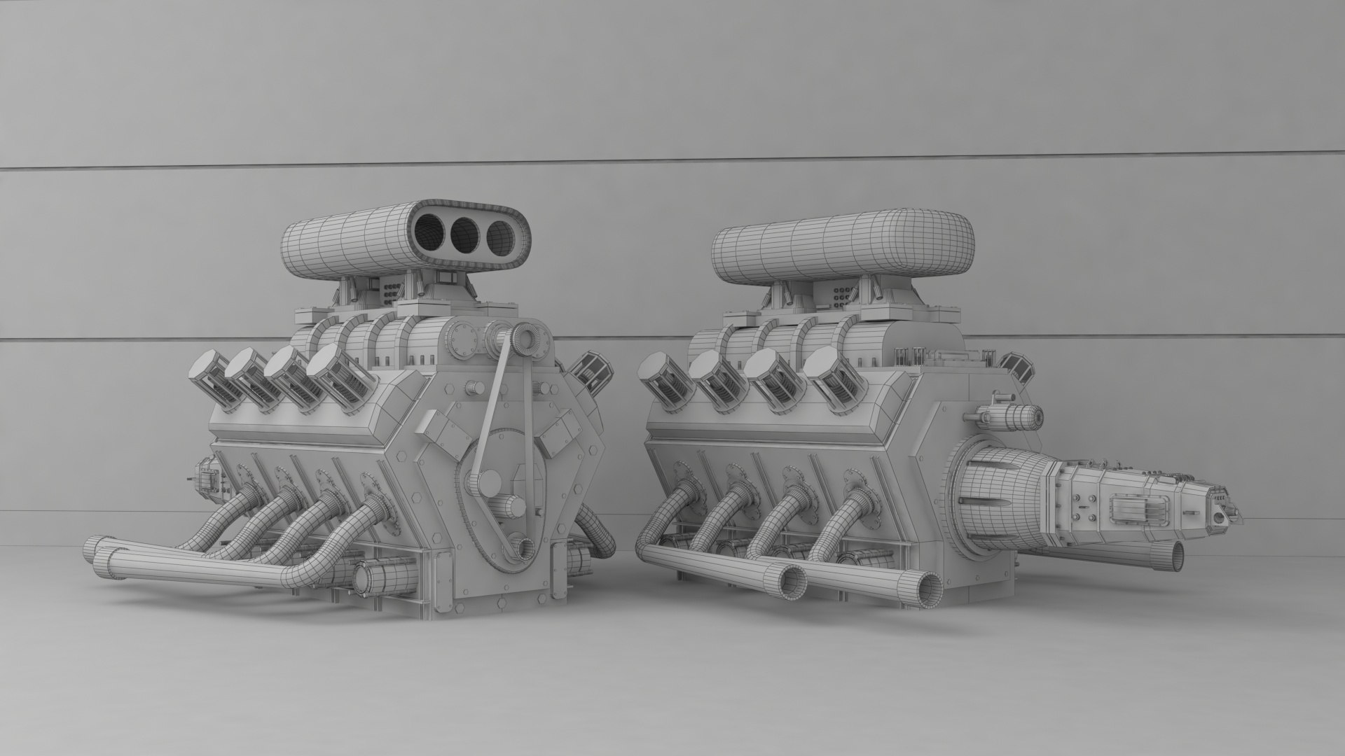 ROD Car Hybrid Engine 3D Model - TurboSquid 2147316