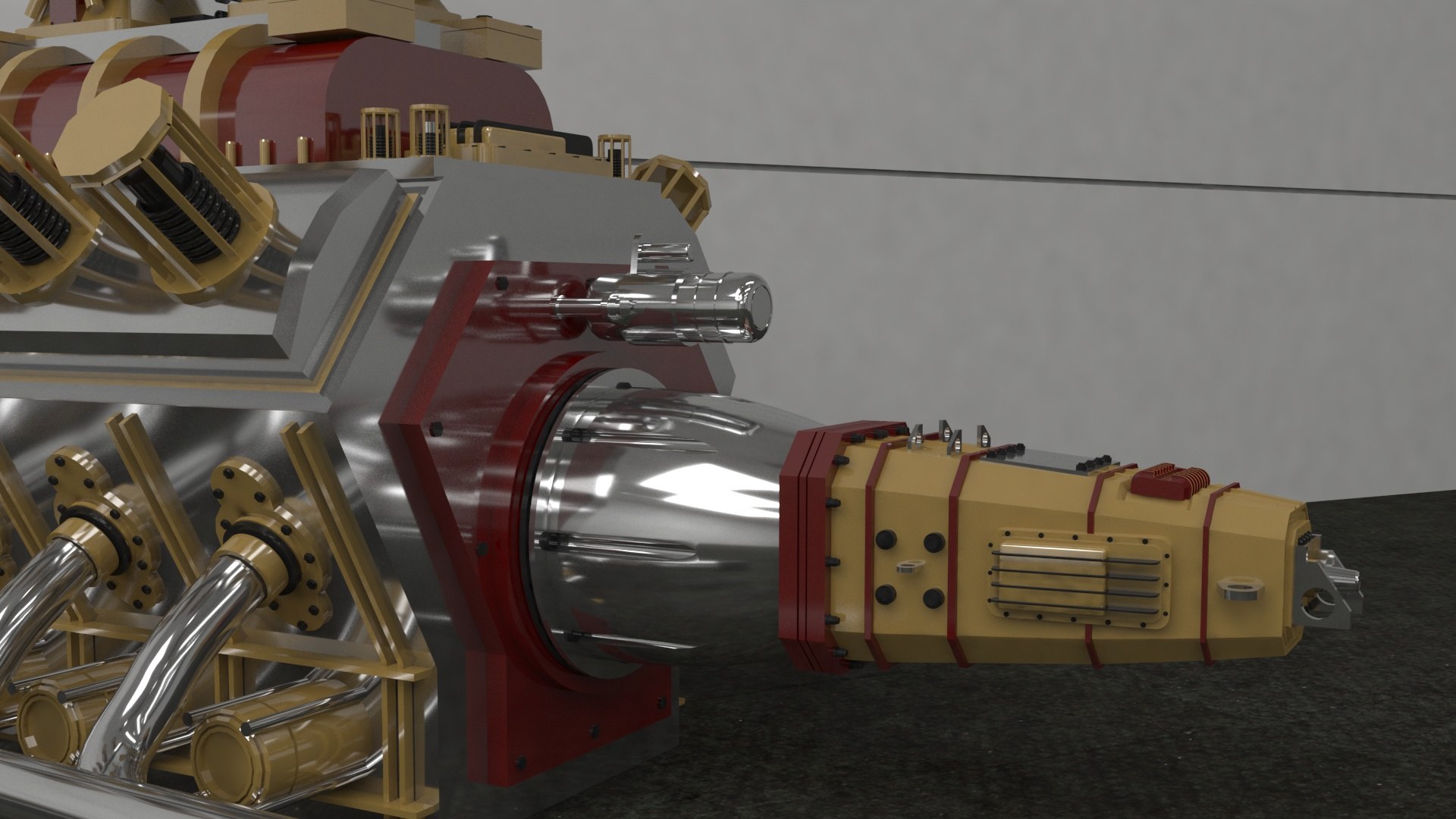 ROD Car Hybrid Engine 3D Model - TurboSquid 2147316