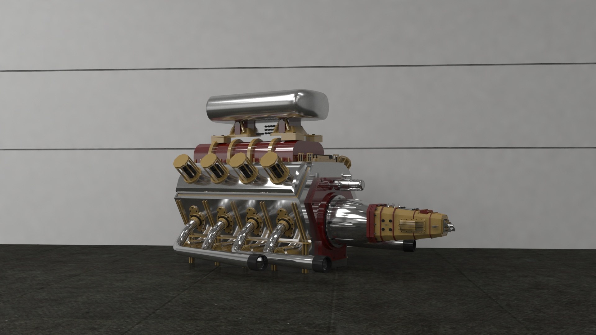 ROD Car Hybrid Engine 3D Model - TurboSquid 2147316