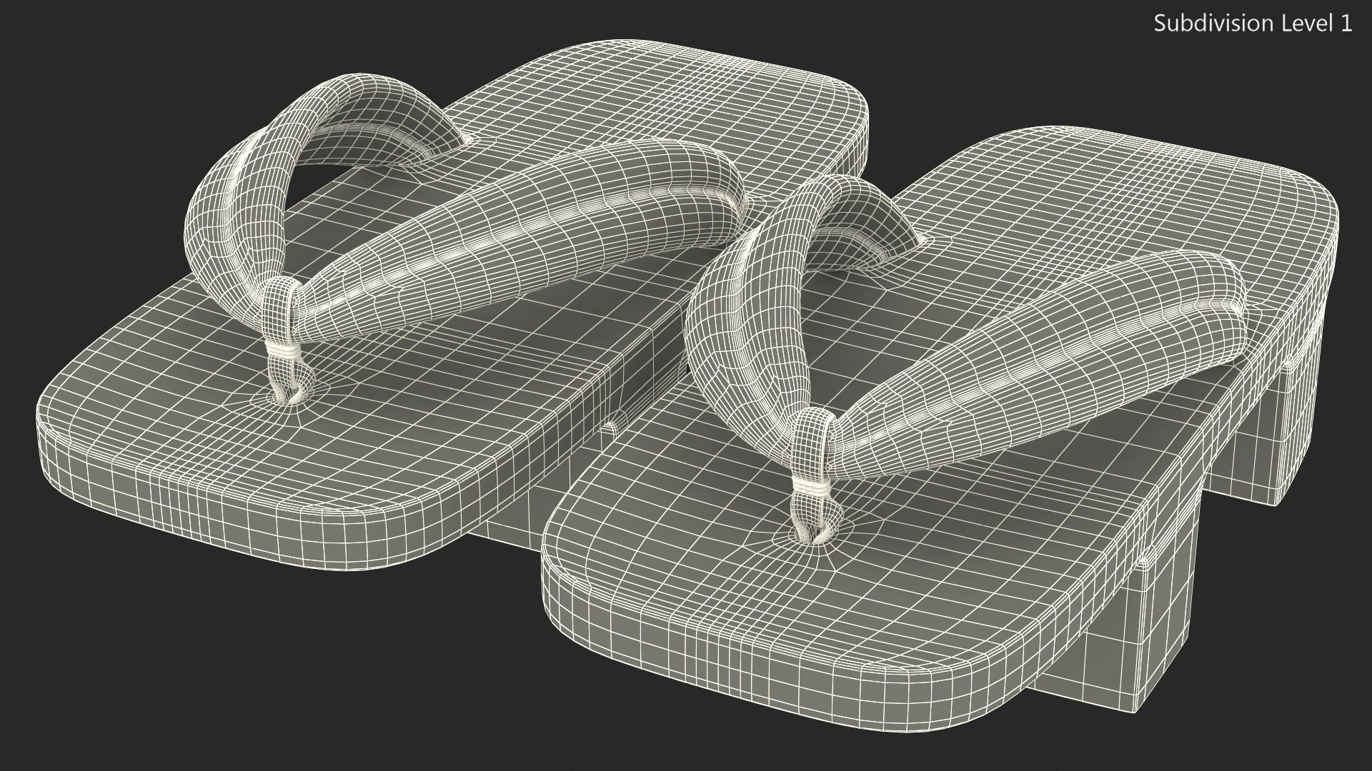Light Geta Traditional Japanese Clogs 3D Model - TurboSquid 2045443