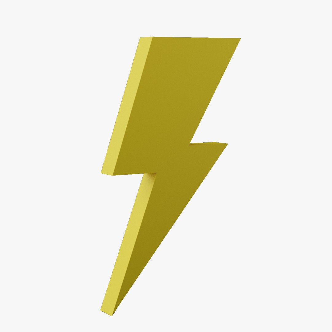 3D Lightning Icon - TurboSquid 2009493