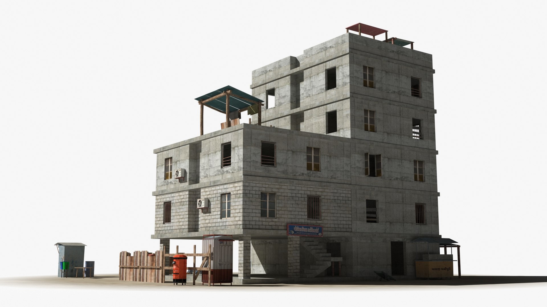 Slum X13 3D Model - TurboSquid 2301189