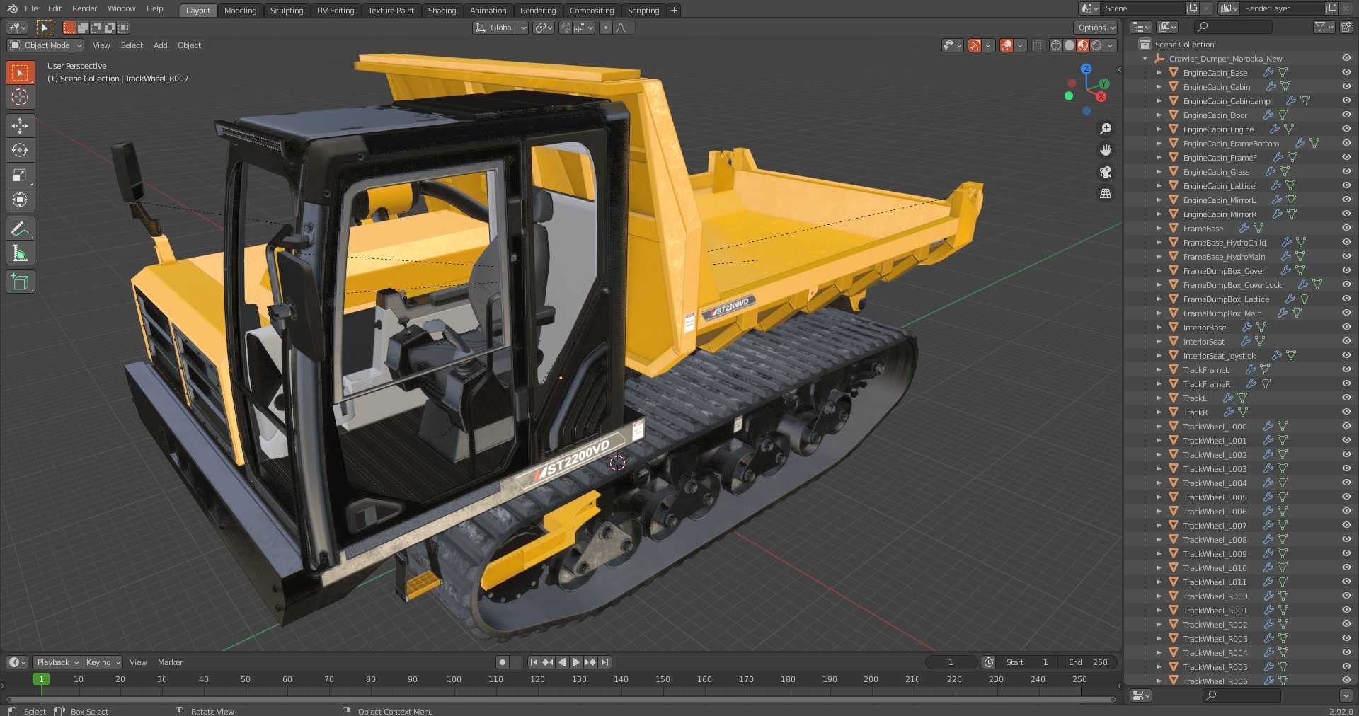 Crawler Dumper Morooka New 3D model - TurboSquid 2154571