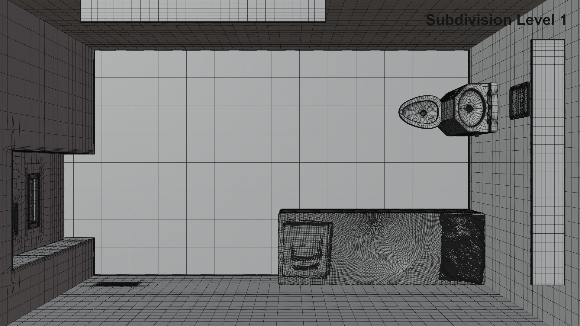 3D Model Modern Prison Cell - TurboSquid 1563834