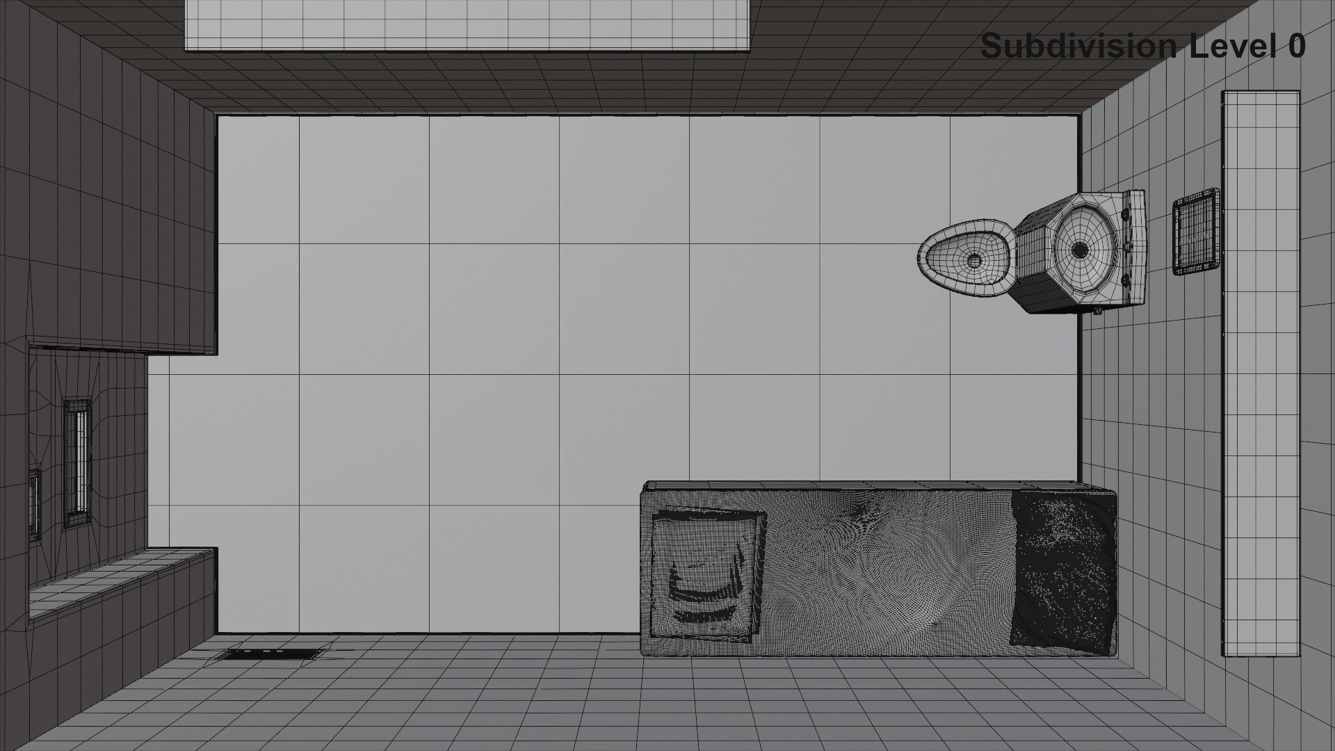 3D Model Modern Prison Cell - TurboSquid 1563834