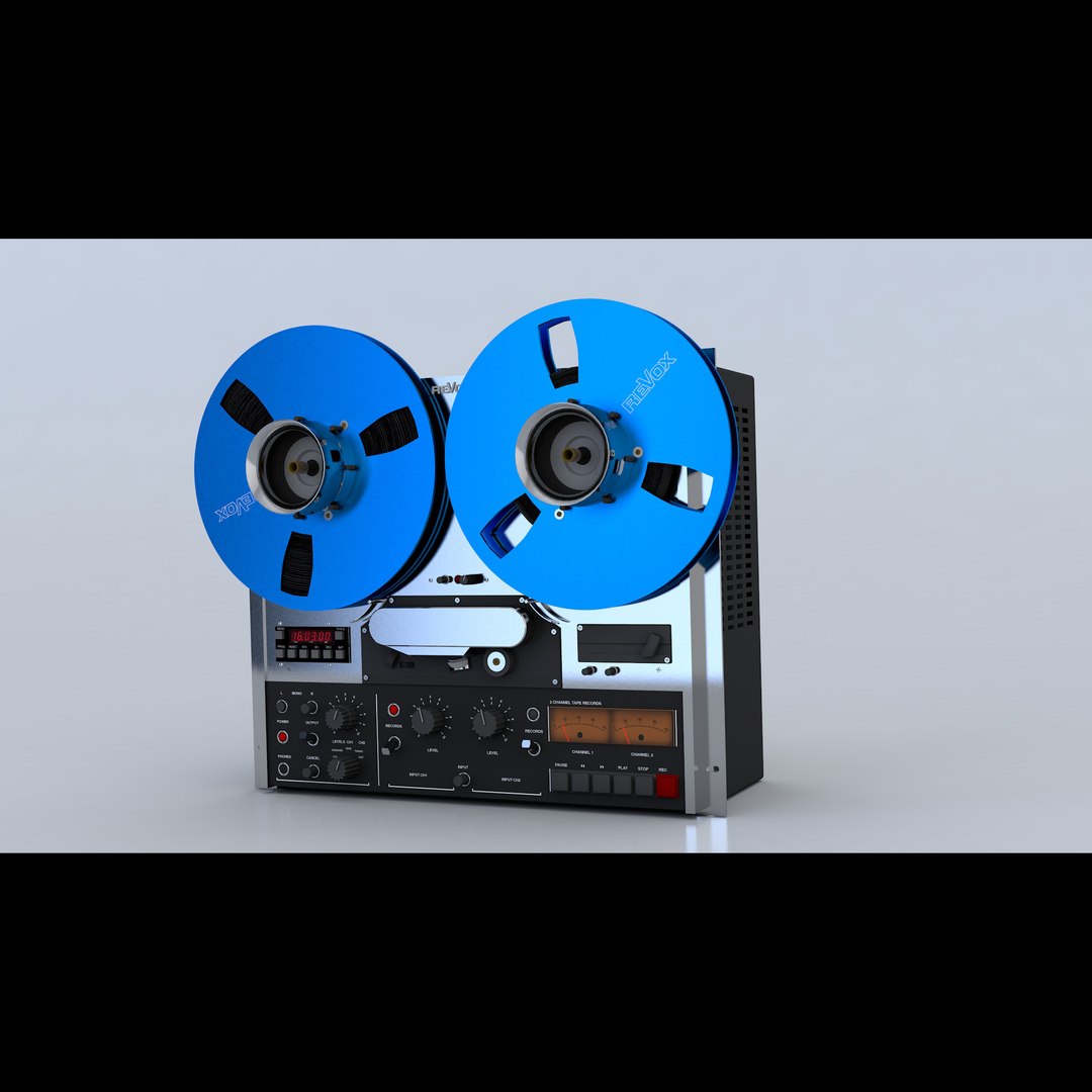 Tape Recorder 3D Model - TurboSquid 1339685