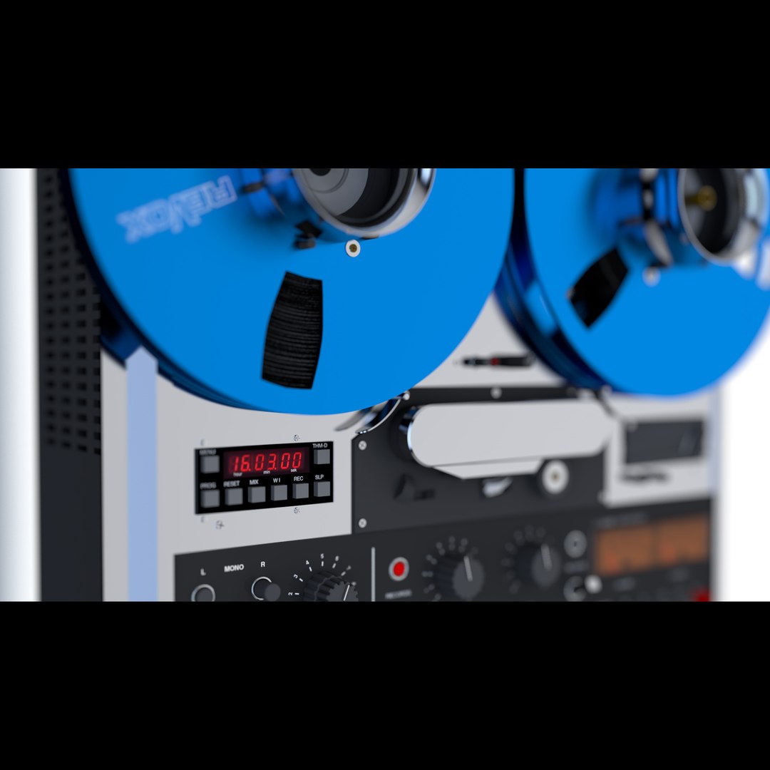 Tape Recorder 3D Model - TurboSquid 1339685