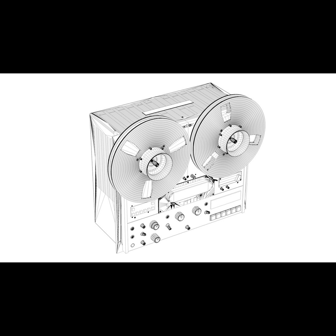Tape Recorder 3D Model - TurboSquid 1339685