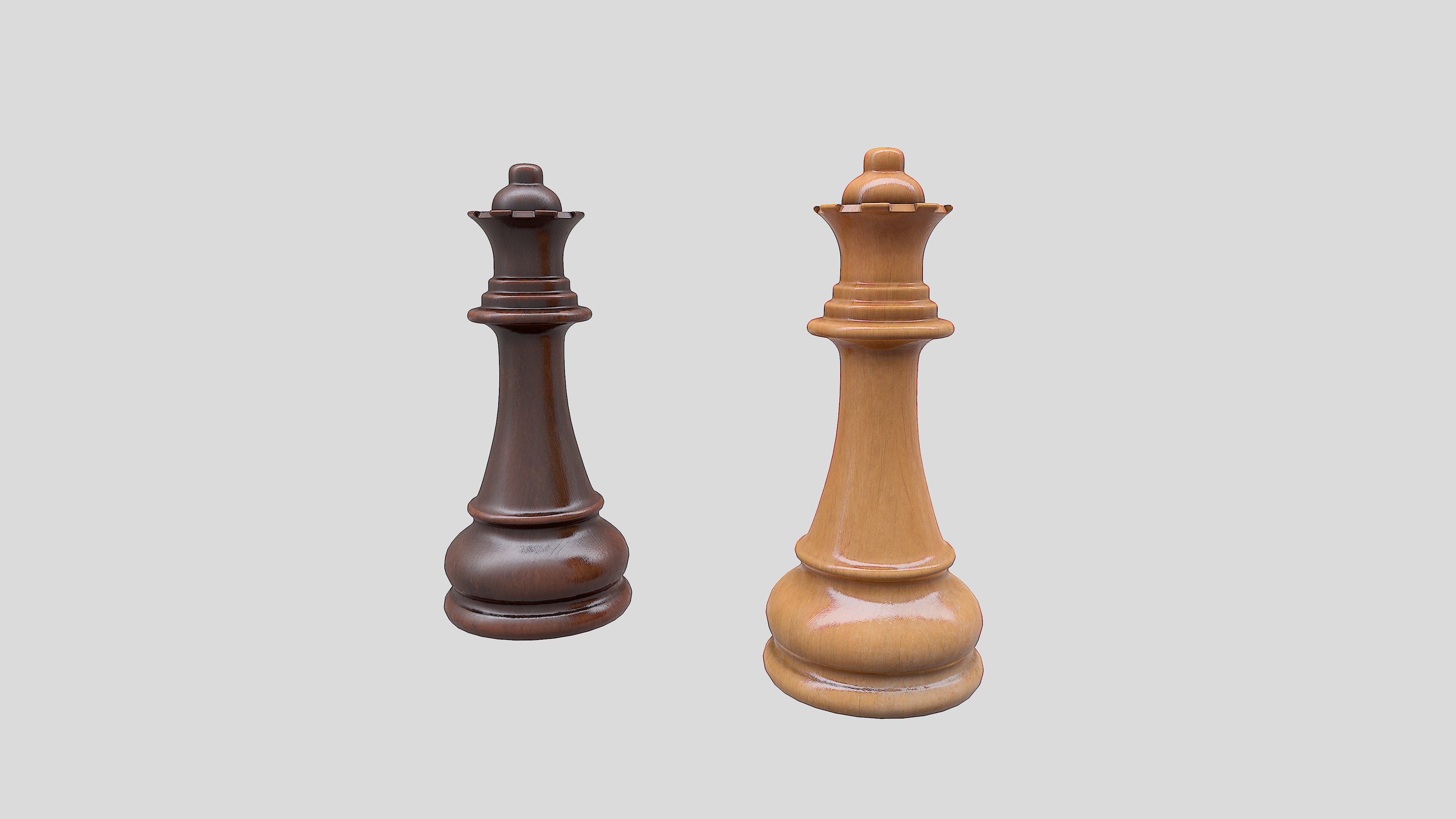 Chess Pieces Queen1 With PBR 4K 8K 3D - TurboSquid 1770939