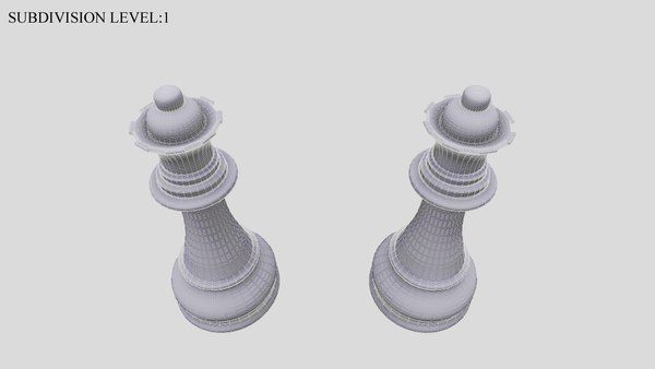 Chess Pieces Queen1 With PBR 4K 8K 3D - TurboSquid 1770939