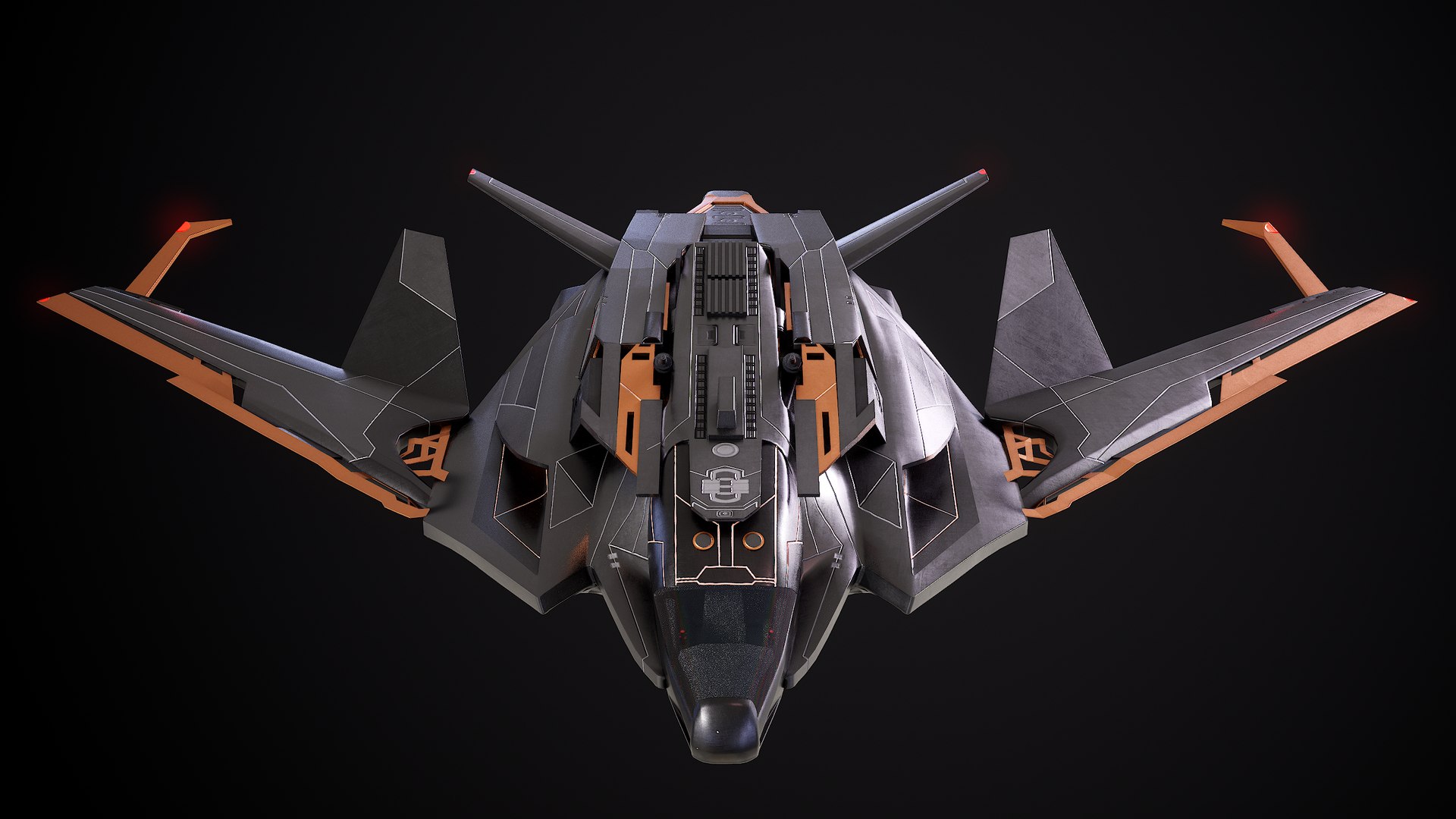 Sci-Fi Spaceship Light Fighter PBR 3D - TurboSquid 1727917