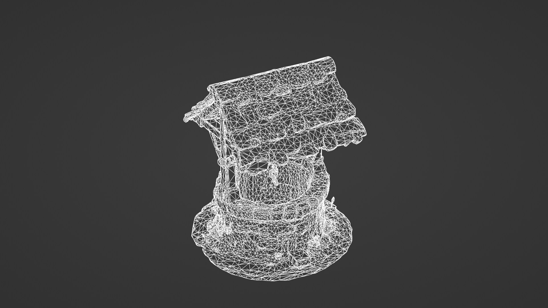 Mossy Medieval Wishing Well 3D Model Model - TurboSquid 2408944