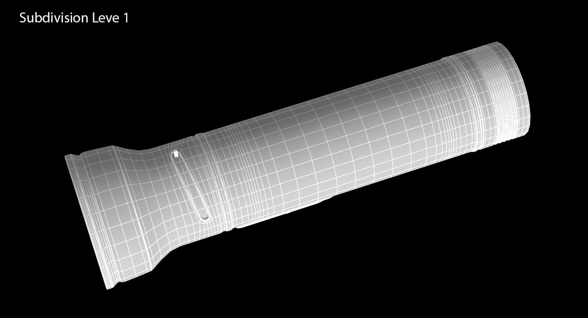 3d Flashlight Flash Light Model