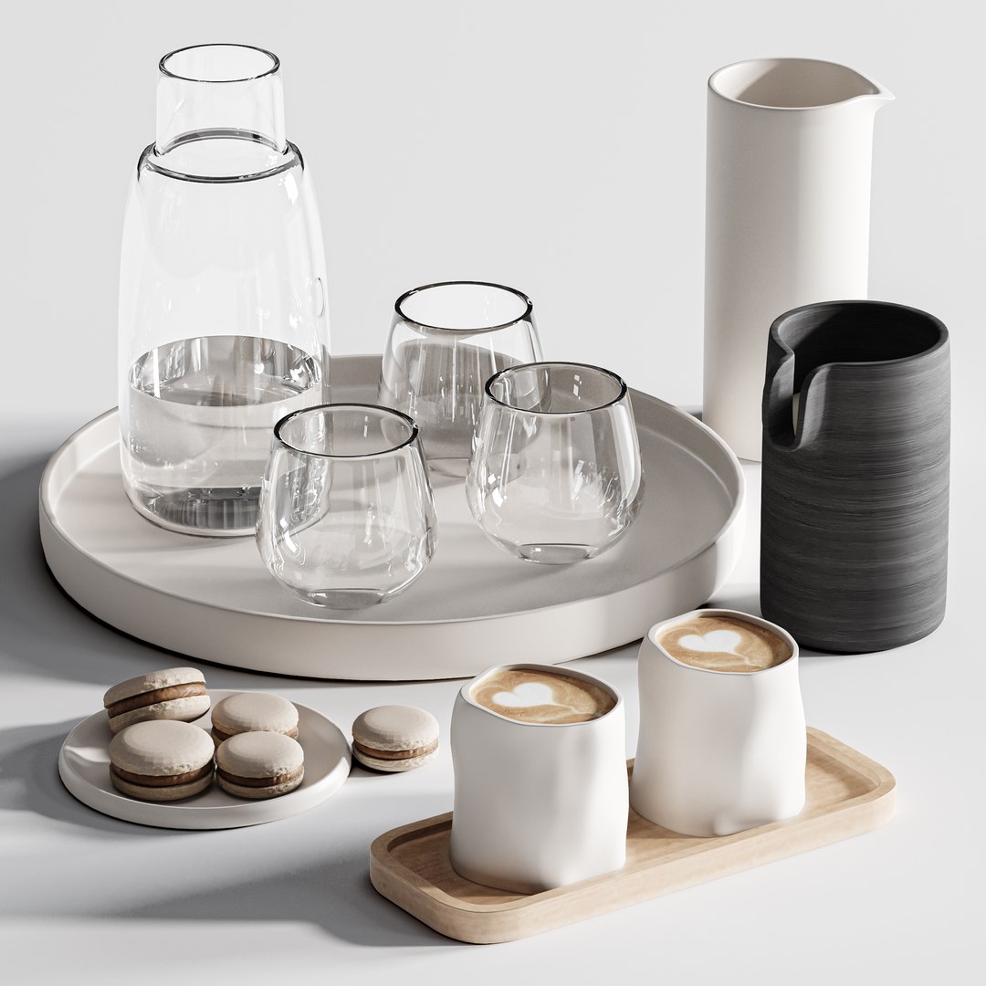 3D Tableware Set15 Model - TurboSquid 2367233