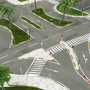 3D Intersection Models | TurboSquid