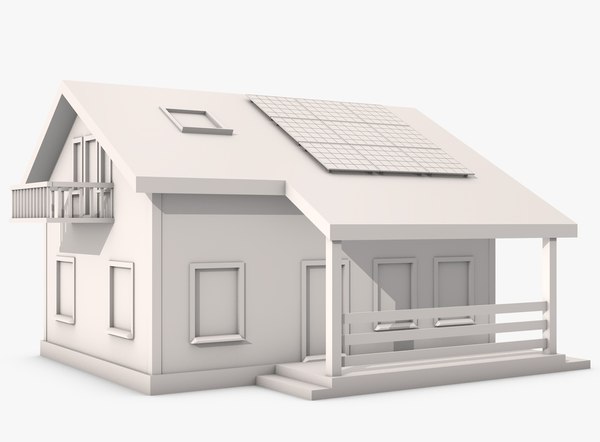 wood house 3d model