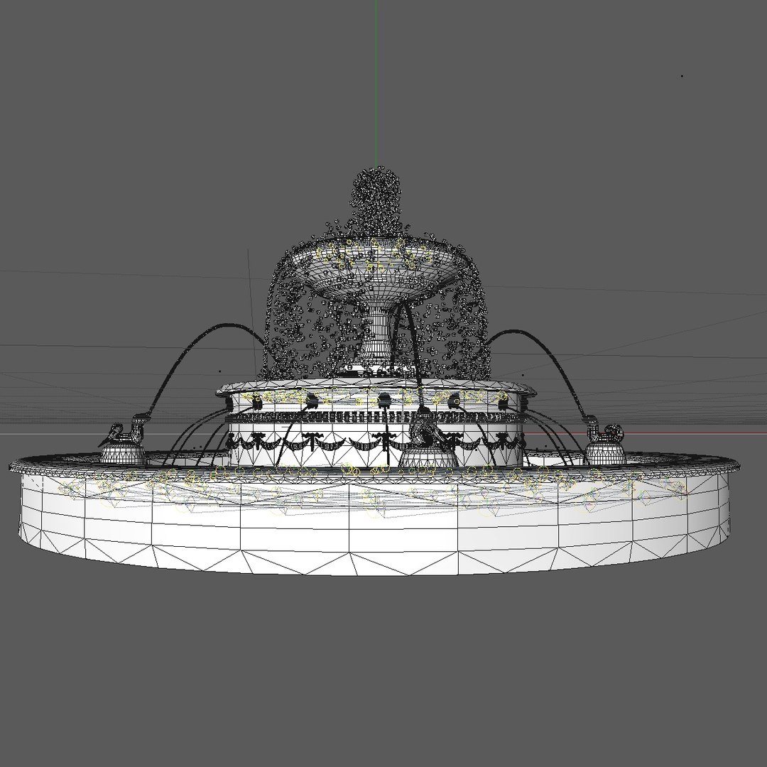 3d water fountain animations