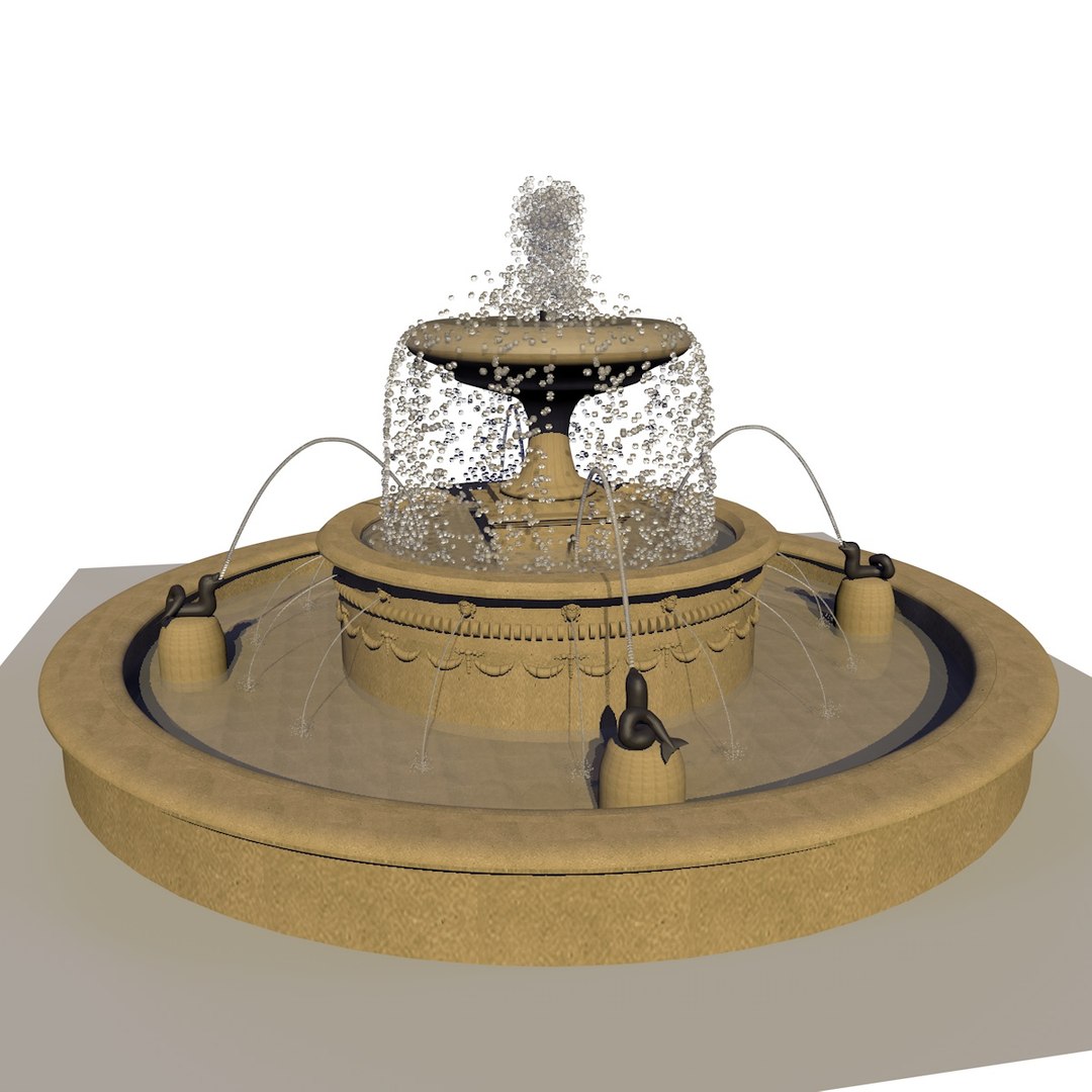 3d Water Fountain Animations