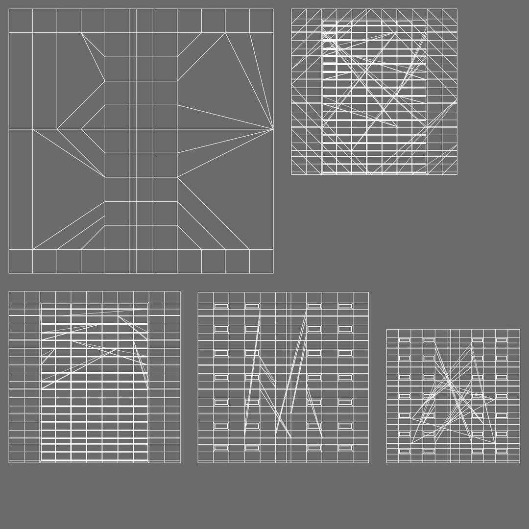 3D Office Block Apartment Building - TurboSquid 2349369