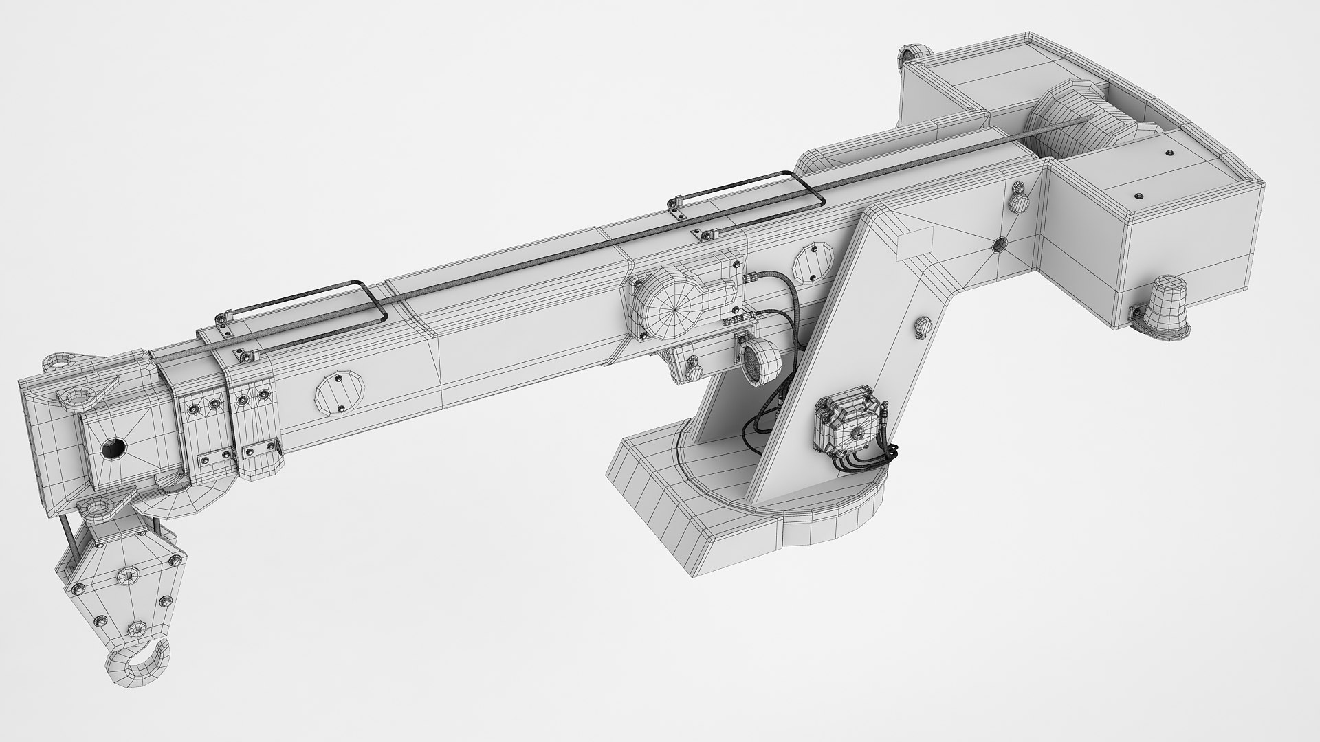 3D Model Industrial Carry Deck Crane Arrow 02 - TurboSquid 1750393