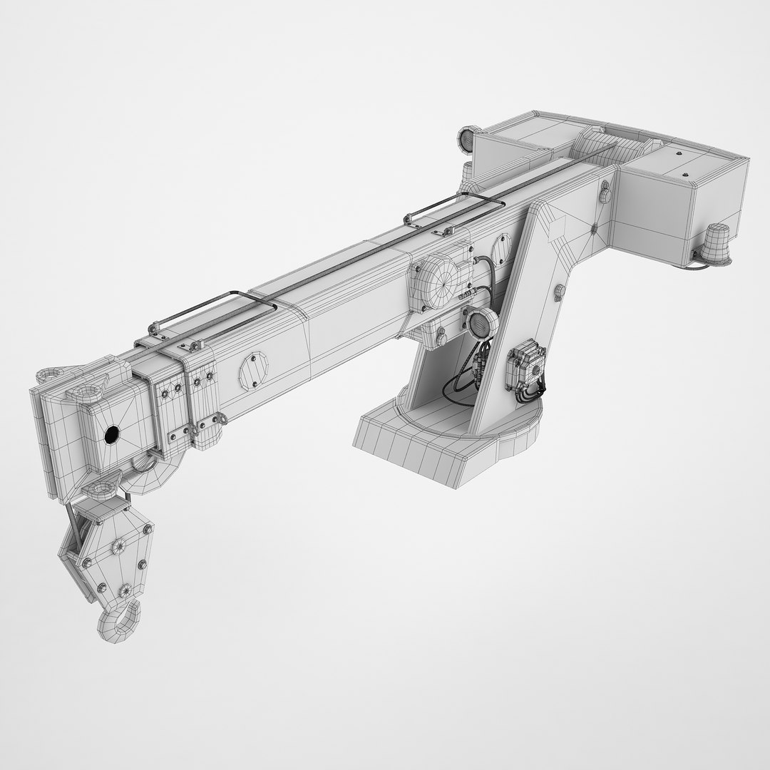 3D Model Industrial Carry Deck Crane Arrow 02 - TurboSquid 1750393