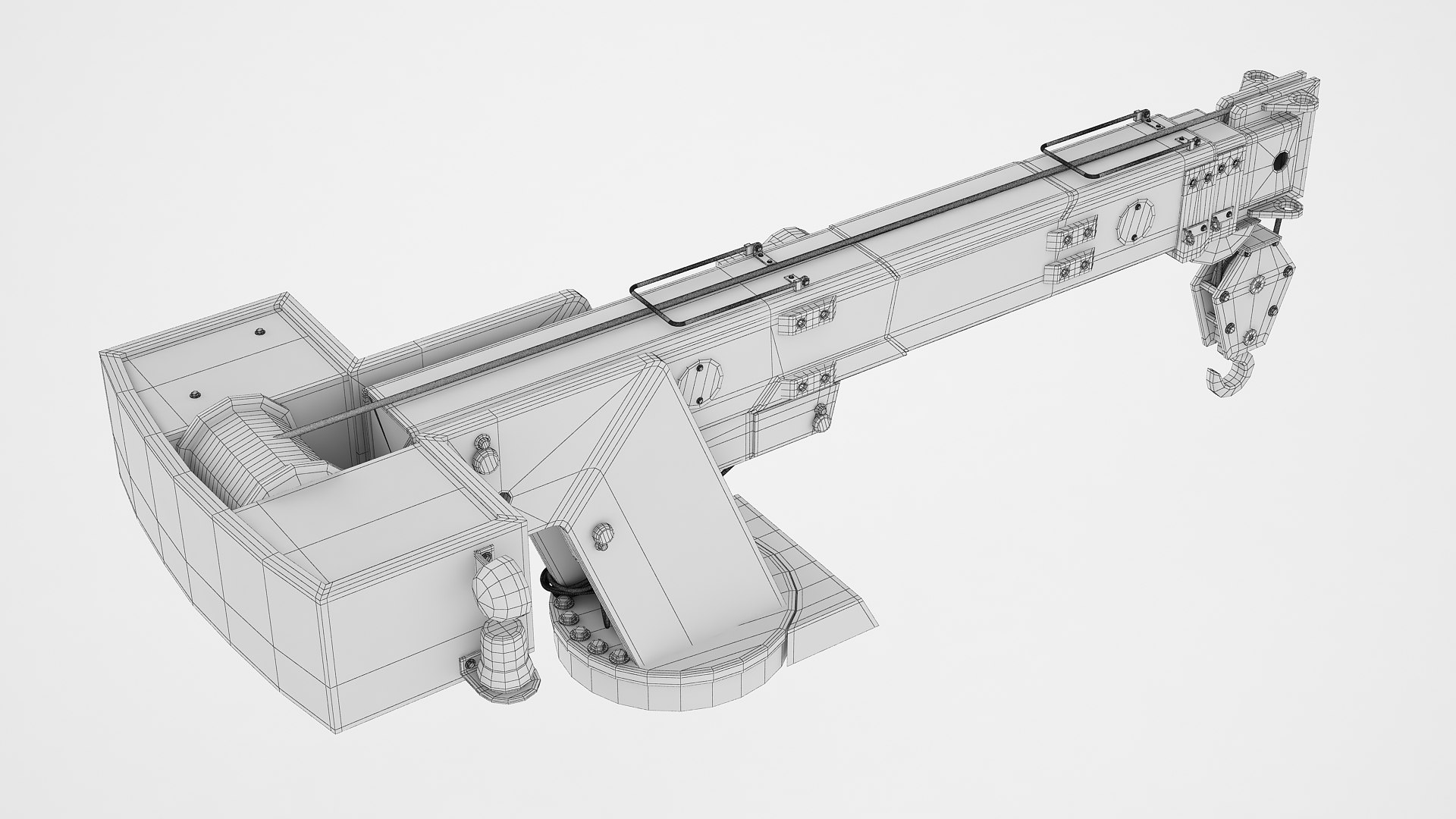 3D Model Industrial Carry Deck Crane Arrow 02 - TurboSquid 1750393