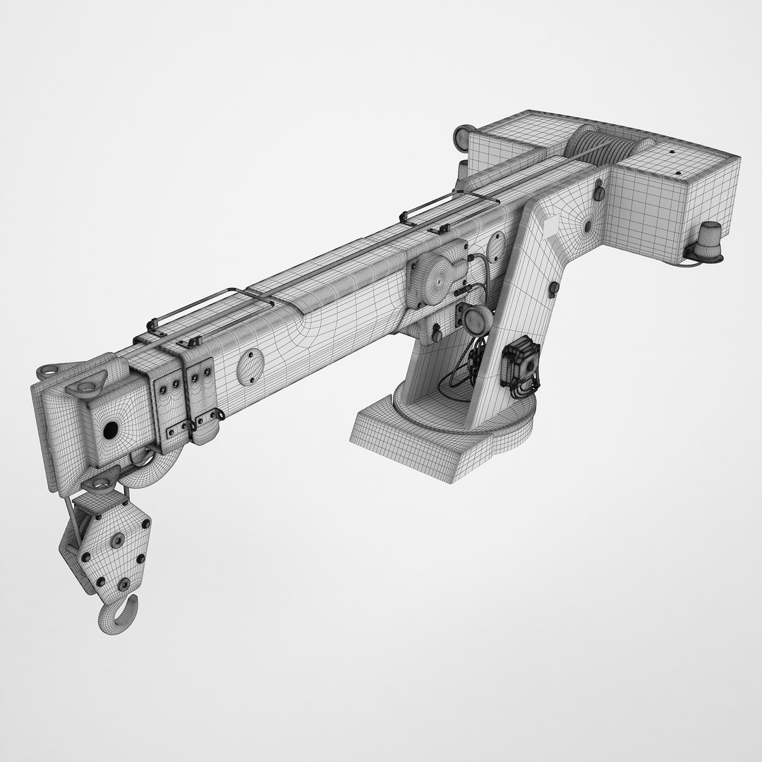 3D Model Industrial Carry Deck Crane Arrow 02 - TurboSquid 1750393