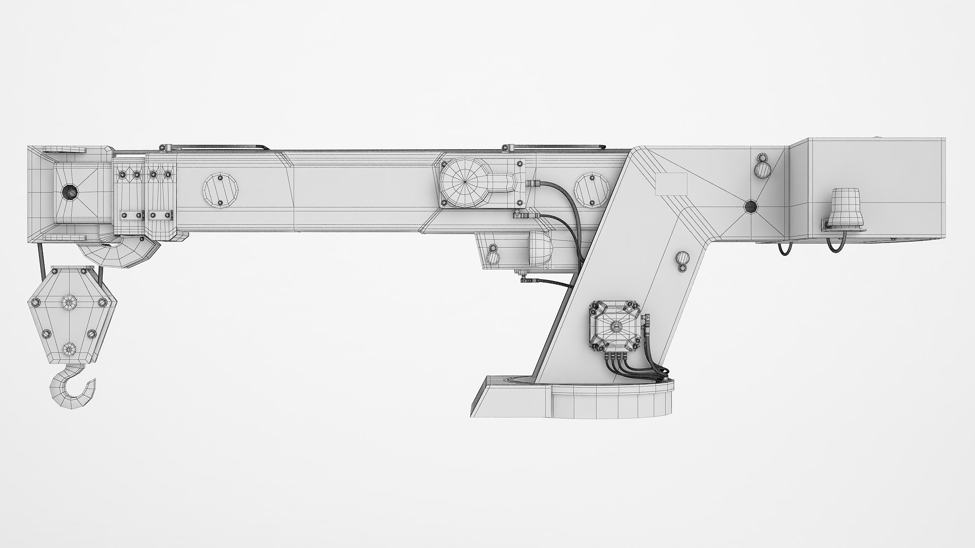 3D Model Industrial Carry Deck Crane Arrow 02 - TurboSquid 1750393