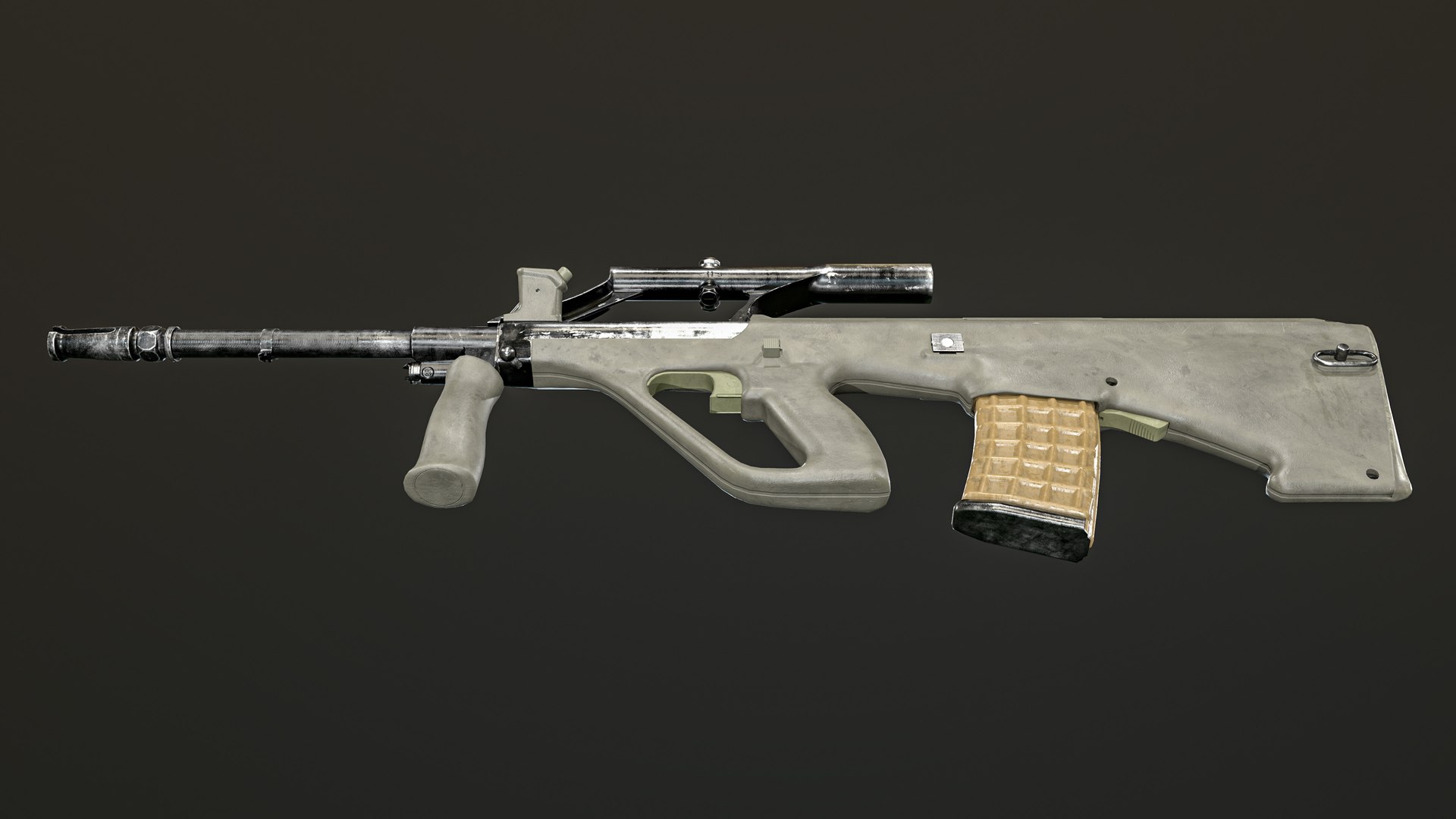 3D Steyr AUG A1 Assault Rifle PBR - TurboSquid 2182356
