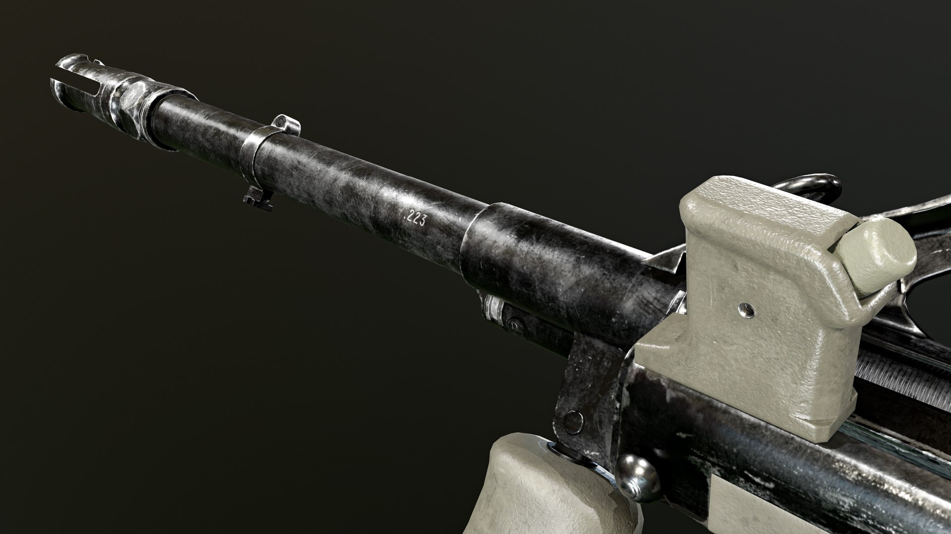 3D Steyr AUG A1 Assault Rifle PBR - TurboSquid 2182356