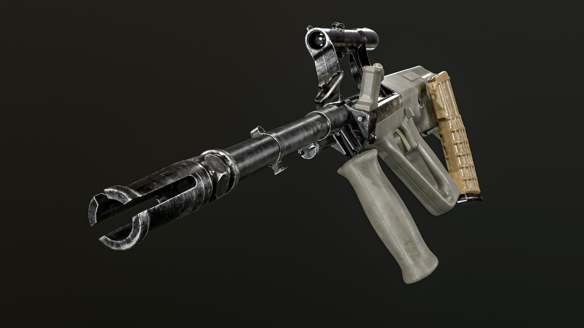 3D Steyr AUG A1 Assault Rifle PBR - TurboSquid 2182356