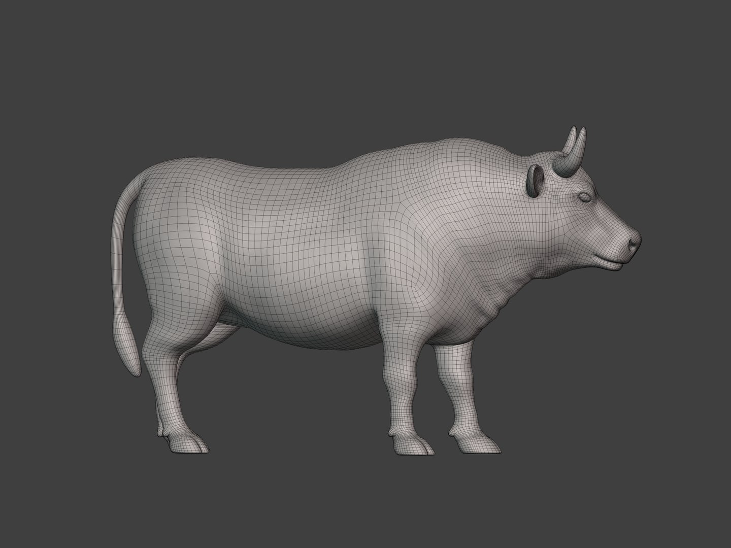 Cow Blender 3D Model - TurboSquid 1261669