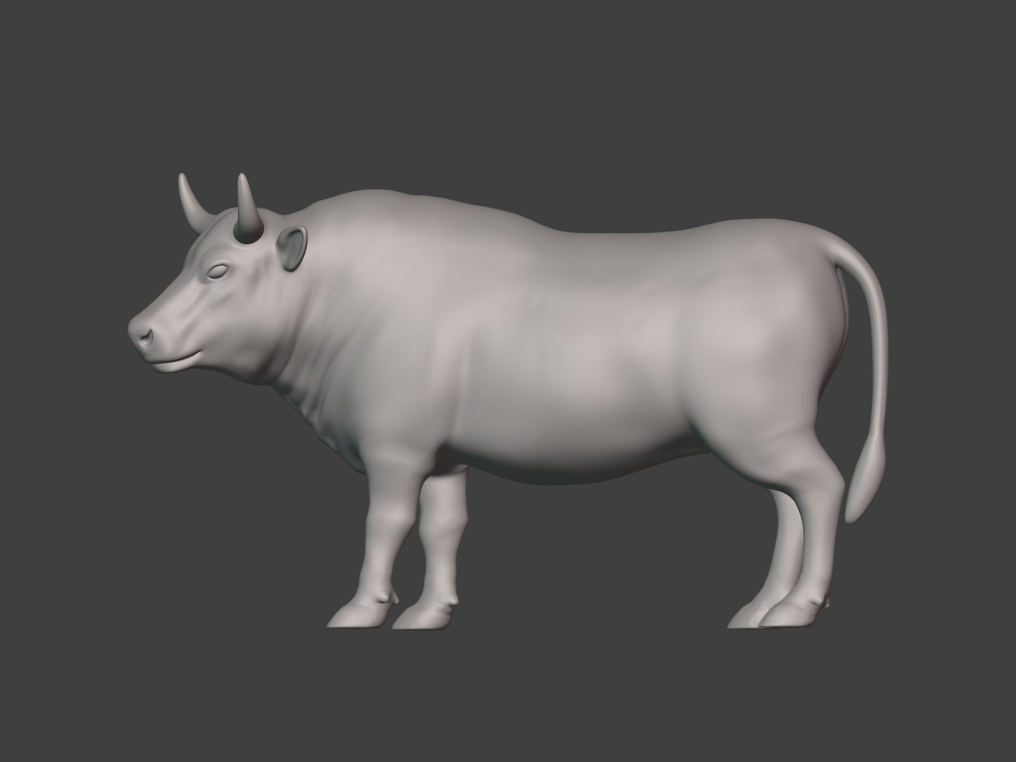 Cow Blender 3D Model - TurboSquid 1261669