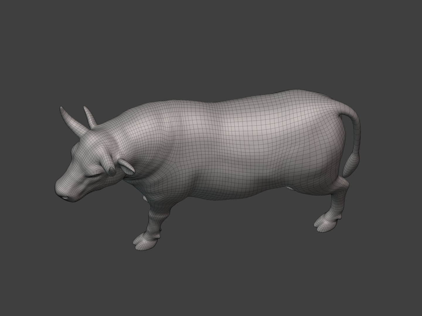 Cow Blender 3D Model - TurboSquid 1261669
