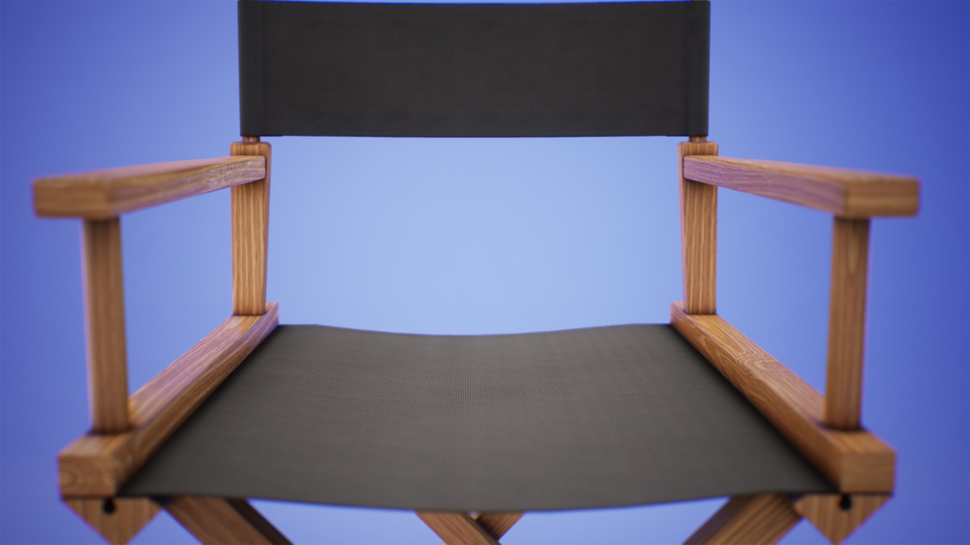 3D directors chair model - TurboSquid 1387256