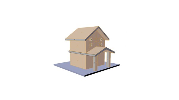 3D house set card model - TurboSquid 1545698