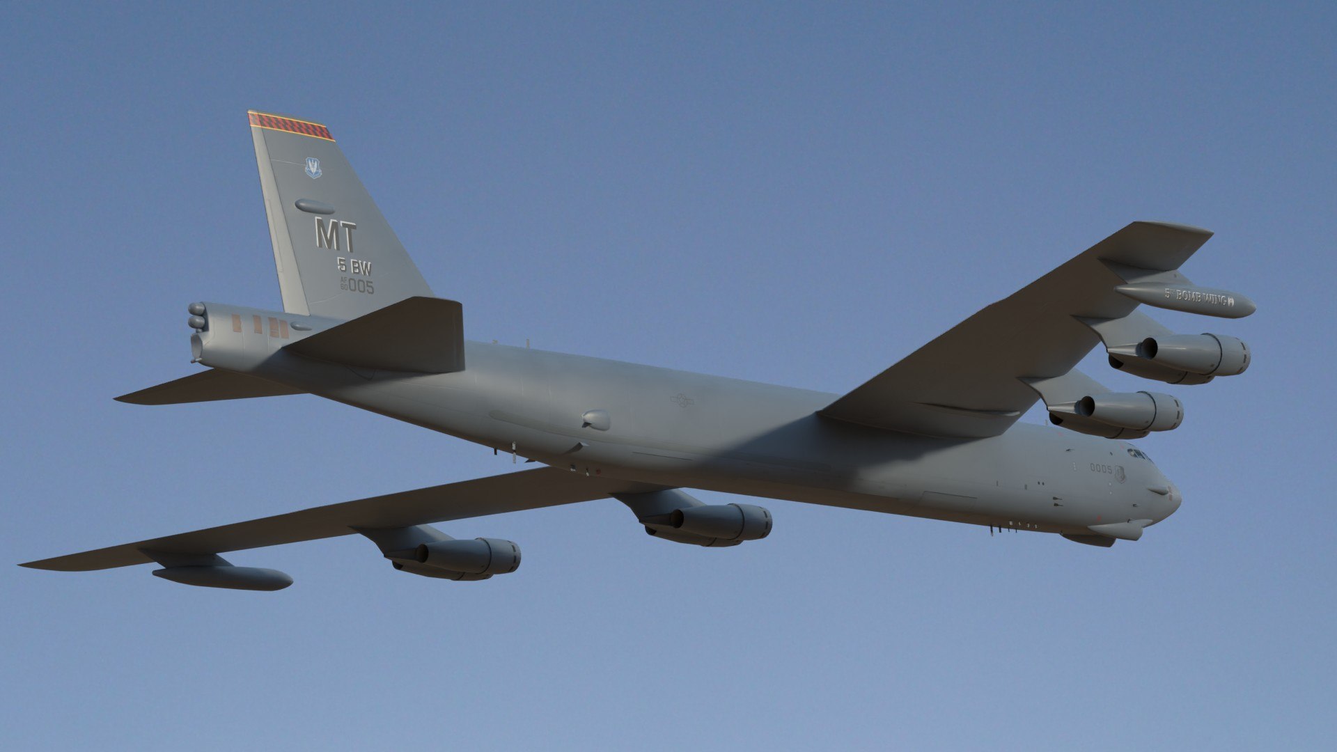 3D Stratofotress B52 SC Model - TurboSquid 2269112