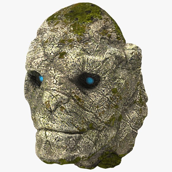 modelo 3d Head of Stone Golem - TurboSquid 2031215