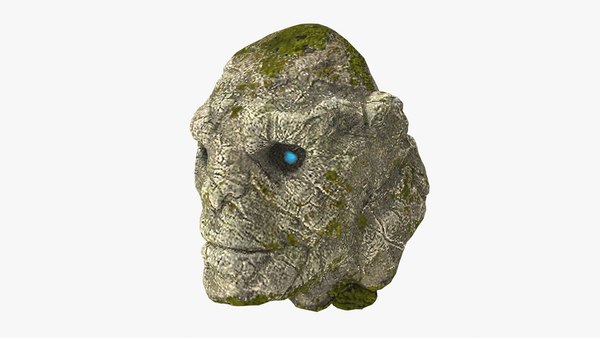 modelo 3d Head of Stone Golem - TurboSquid 2031215
