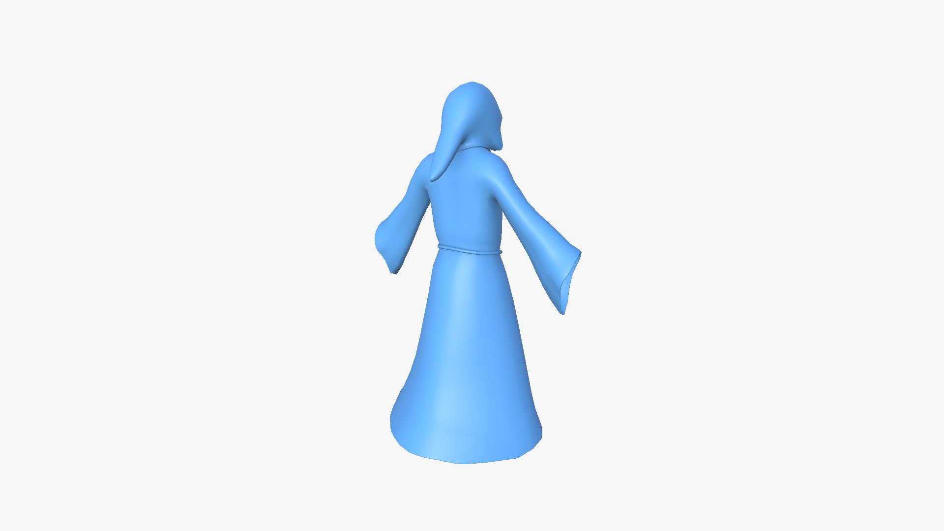 3D Model Priest Outfit A05 Black Silver - Character Clothing Design ...