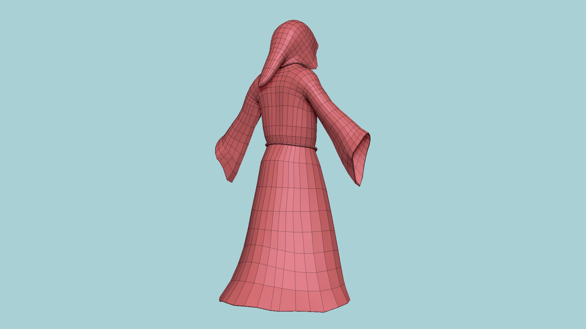 3D Model Priest Outfit A05 Black Silver - Character Clothing Design ...
