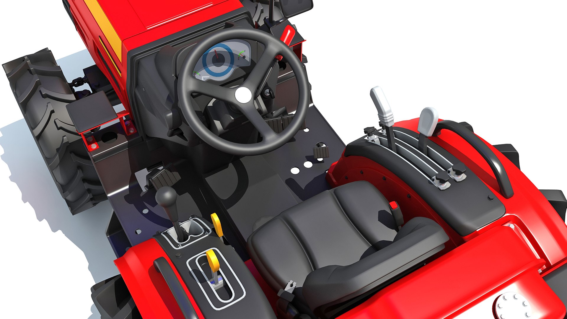 Farm Tractor 3D Model - TurboSquid 2034210