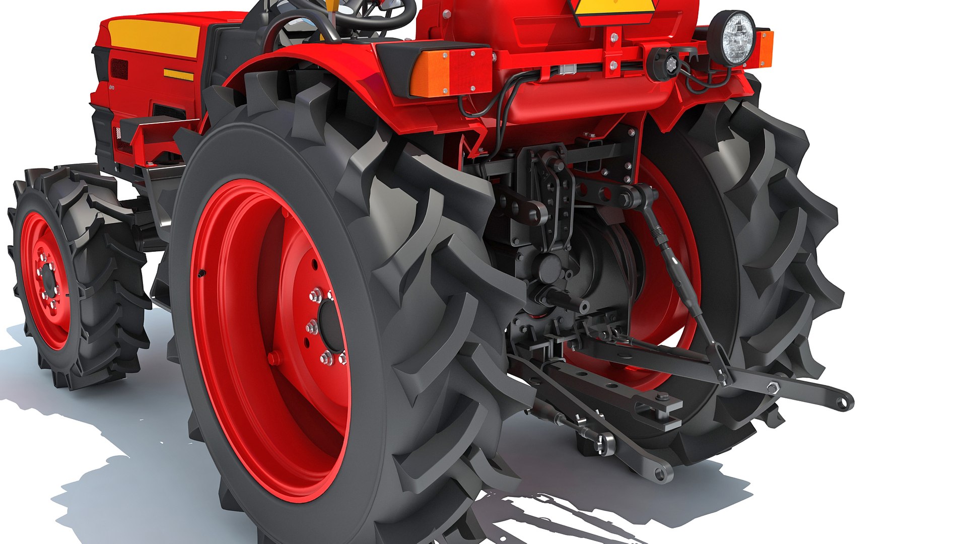 Farm Tractor 3D Model - TurboSquid 2034210