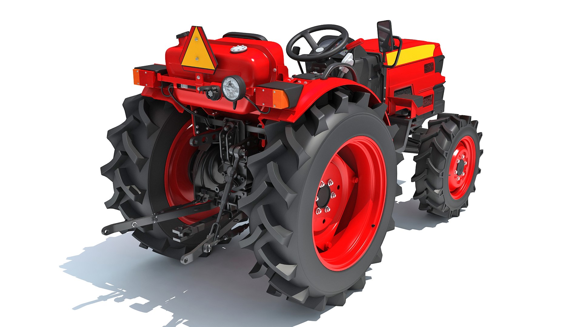Farm Tractor 3D Model - TurboSquid 2034210