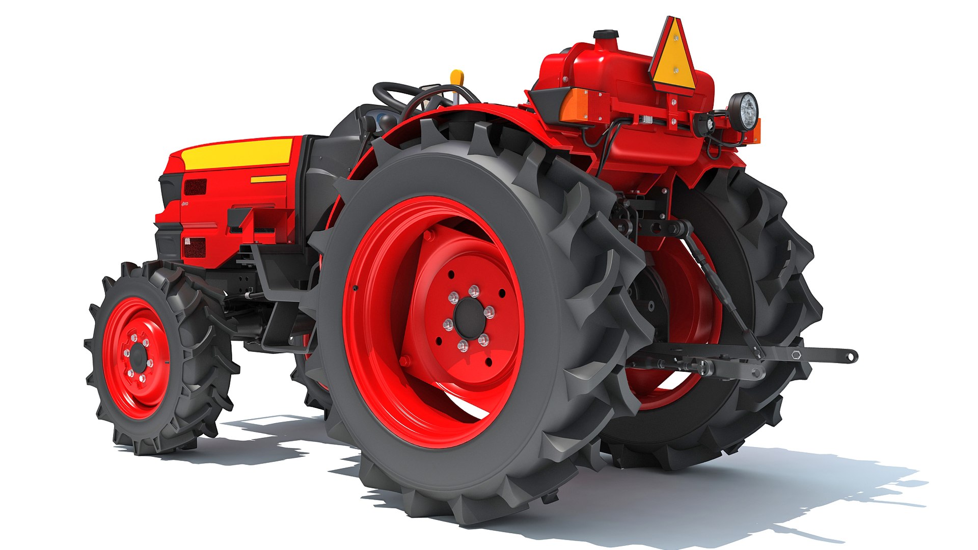 Farm Tractor 3D Model - TurboSquid 2034210