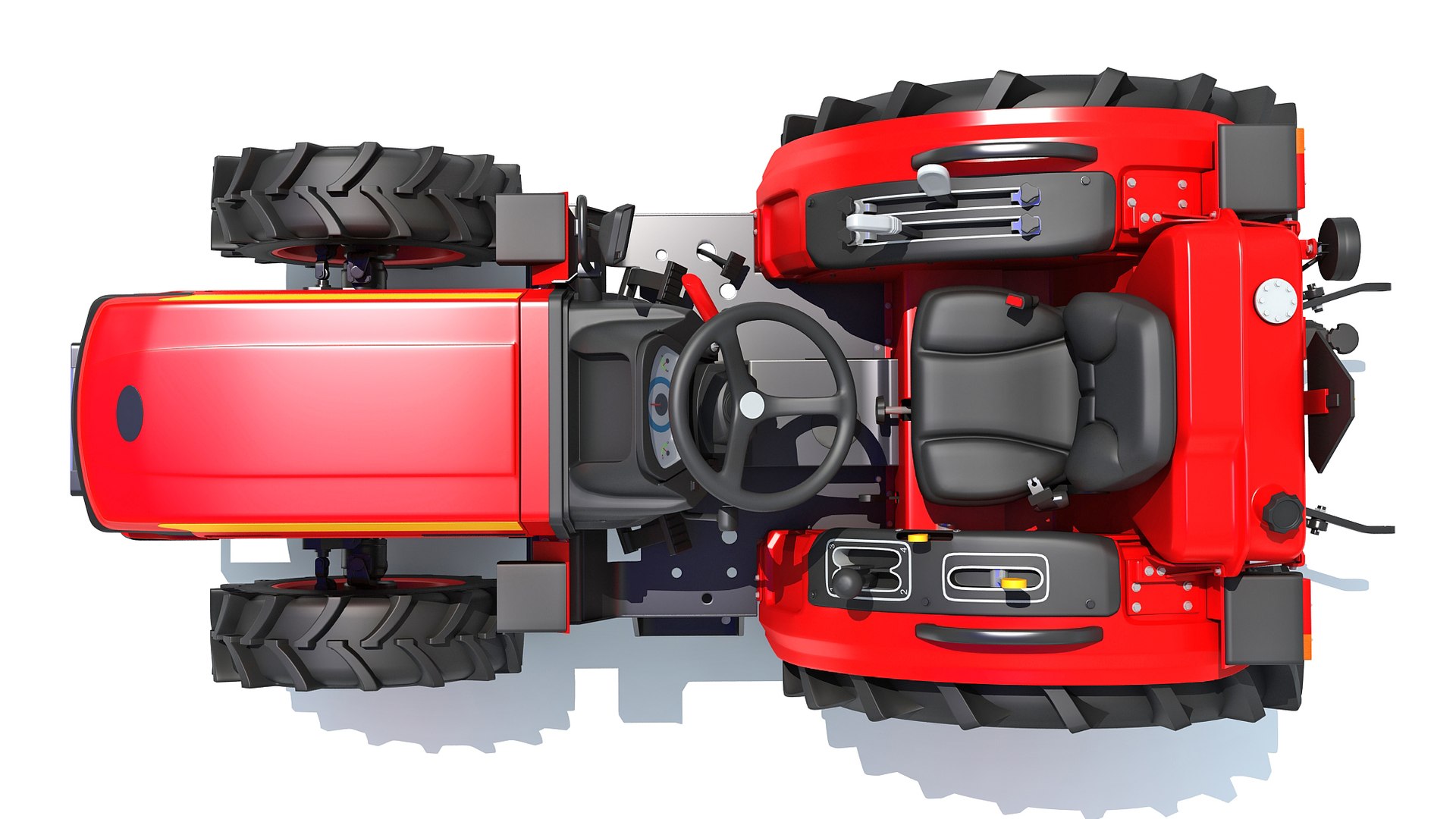 Farm Tractor 3D Model - TurboSquid 2034210