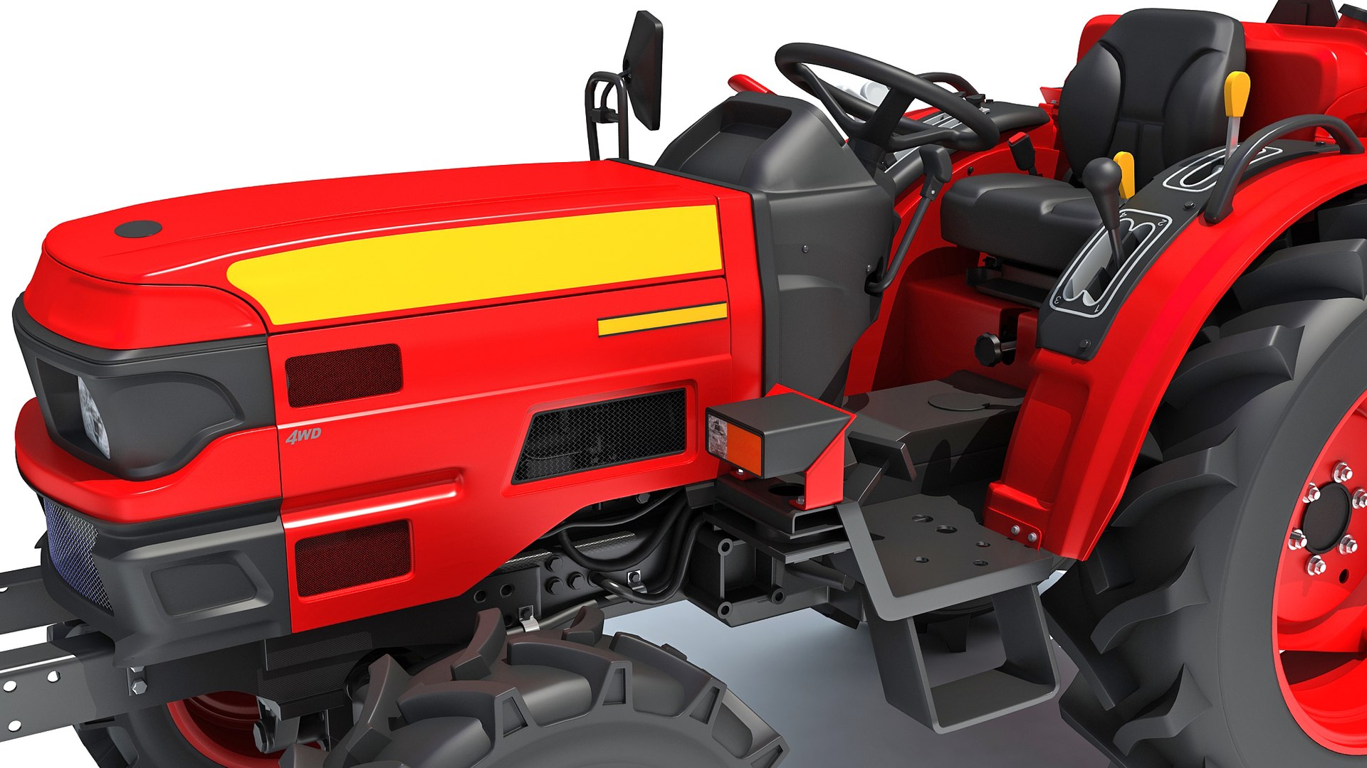 Farm Tractor 3D Model - TurboSquid 2034210