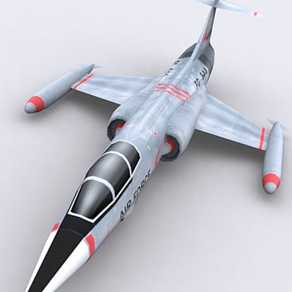 modern military aircraft 3d model