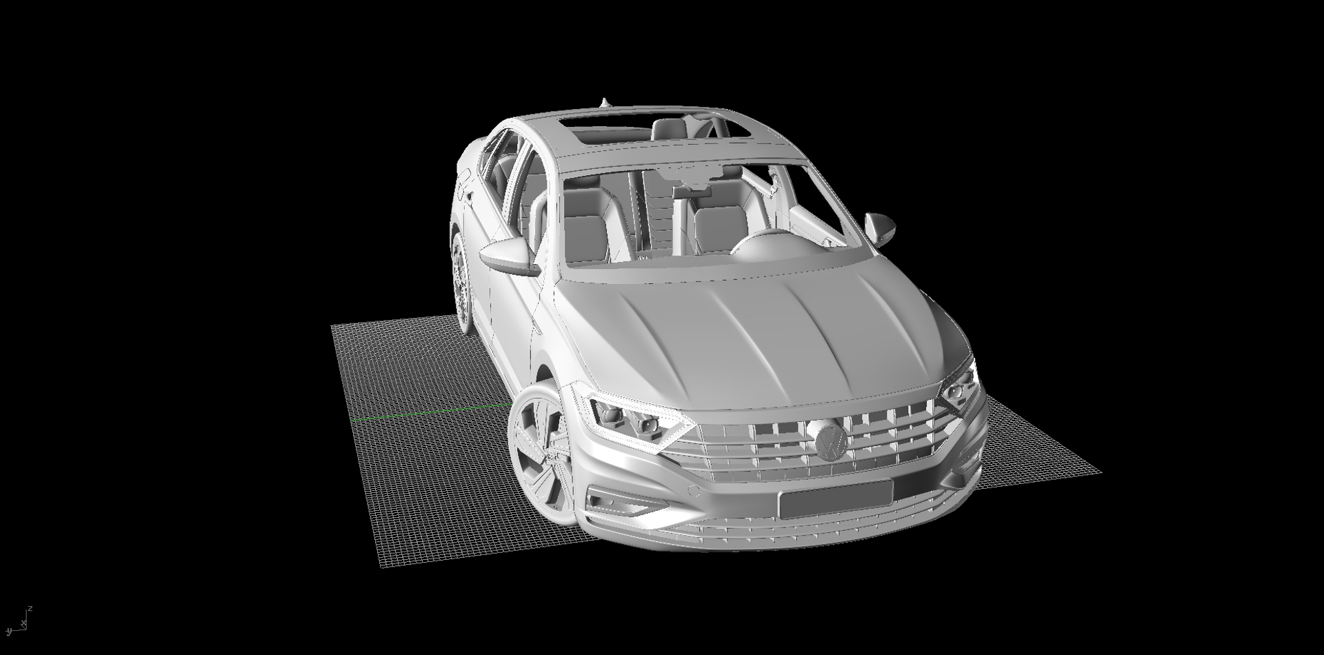 Jetta 2019 3D - TurboSquid 1336878