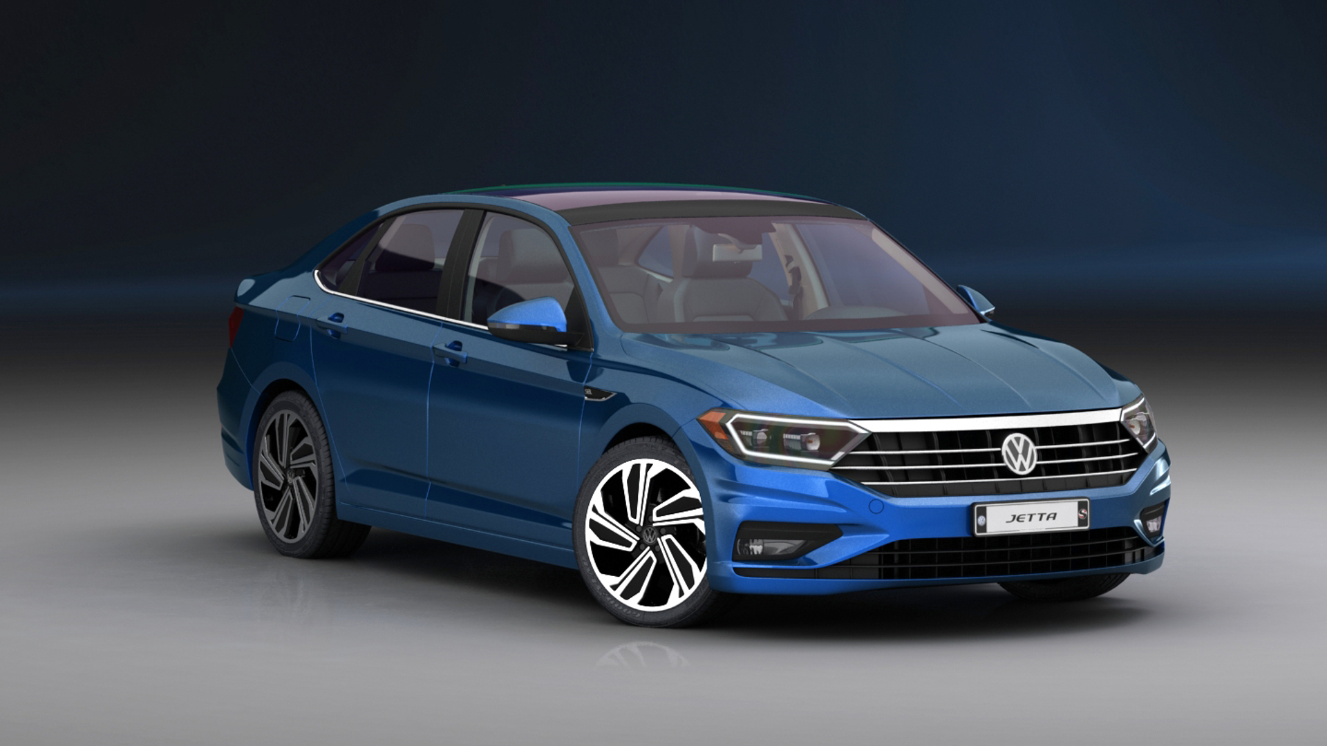 Jetta 2019 3D - TurboSquid 1336878